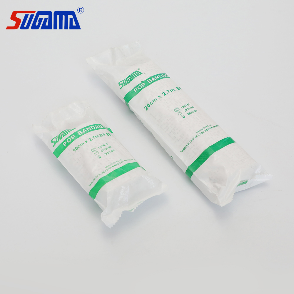 Disposable wound care pop cast bandage with under cast padding for POP
